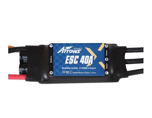 Arrows 40A Brushless ESC With XT-60 Plug