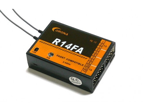 Corona R14FA 2.4Ghz FASST Compatible 14Ch Receiver