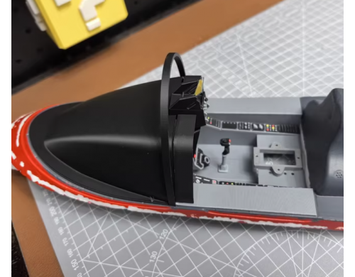 Top-Design 3D Print Scale Cockpit Panels Set For Freewing Avanti S 80mm ...