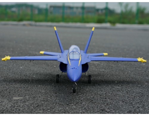 Xfly-Model F-18 Hornet Blue Angels Twin 40mm EDF Jet
