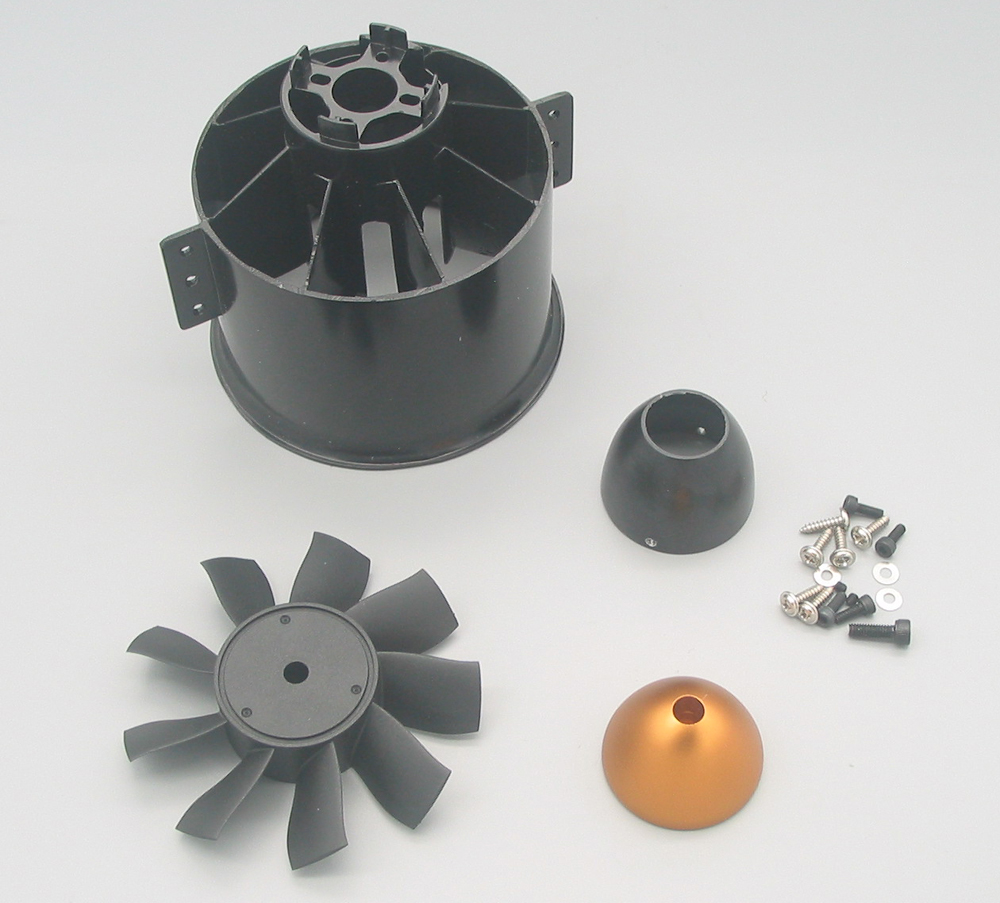 Freewing New Version 90mm 9 Blade Special Metal Ducted Fan (Outrunner ...