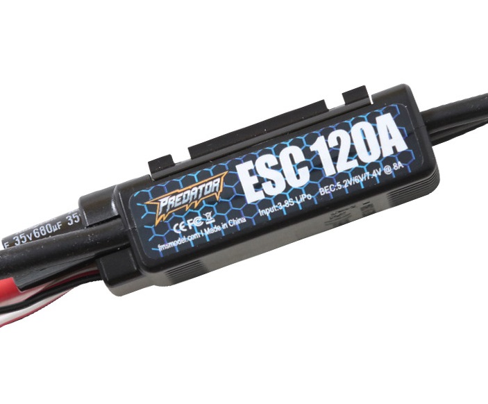 FMS Predator 120A HV Brushless ESC With 8A UBEC & Reverse Brake Function