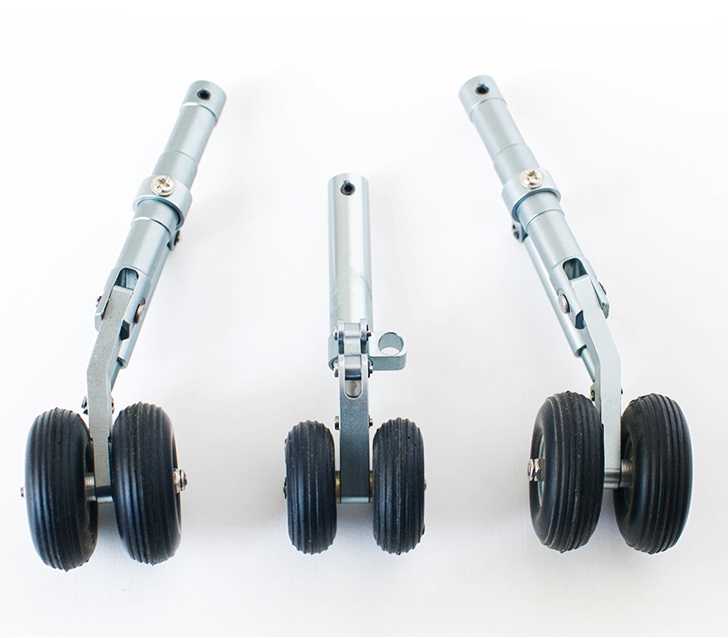 JH-7A Flying Leopard Twin 70mm EDF Jet Strut & Wheel Set