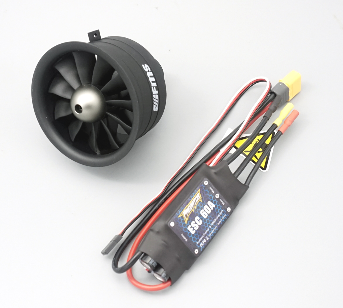 FMS 64mm V2 11 Blade 3150Kv EDF Power Combo For 4S