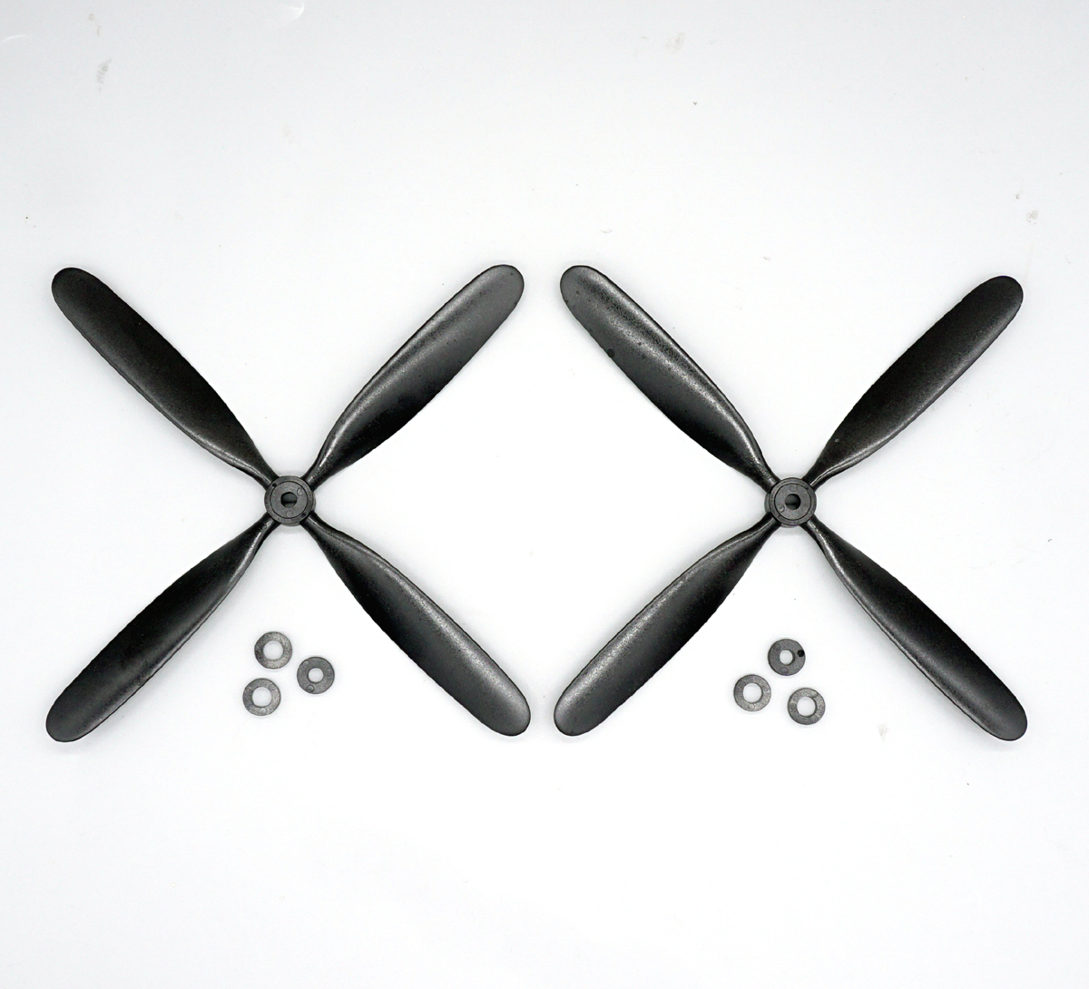 Dynam 10.5 x 8 4 Blade Normal & Reverse Propeller Set