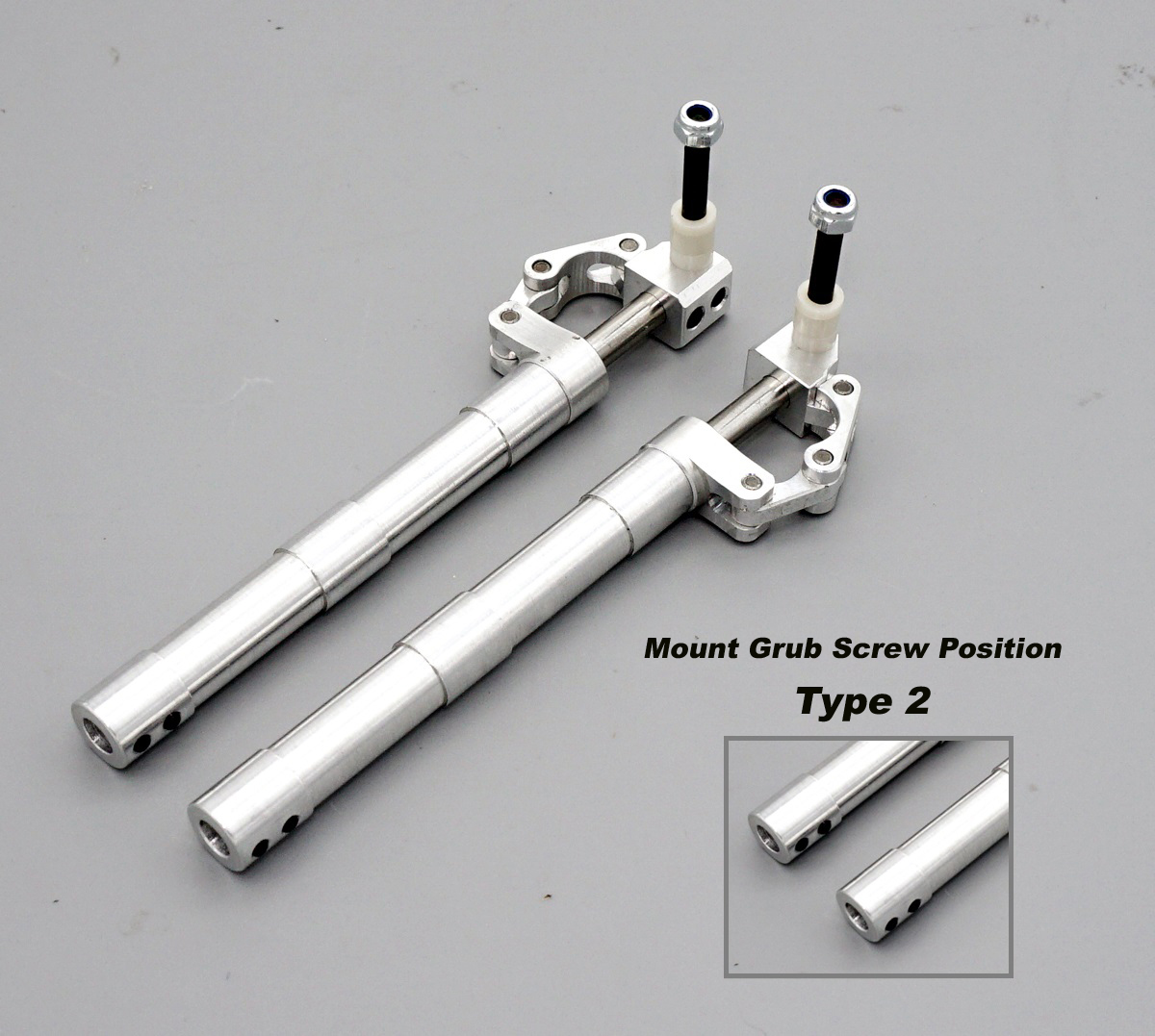 Top-Design Special Order Main Gear Metal Strut Set 100mm - 180mm ( 4 ...