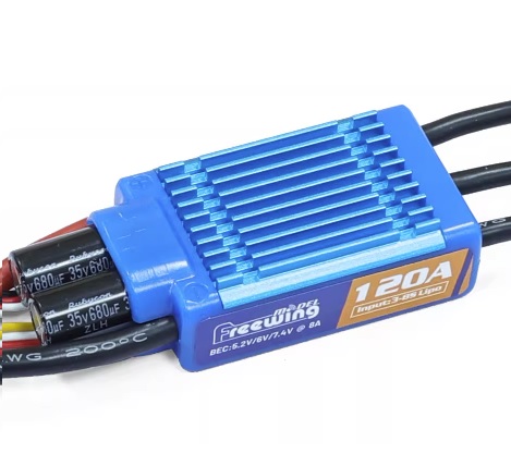 Freewing 120A HV Brushless ESC With 8A UBEC & Reverse Brake Function