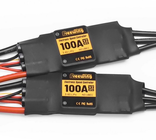 Freewing 100A V2 Dual ESC With 10A UBEC & Reverse Brake Function
