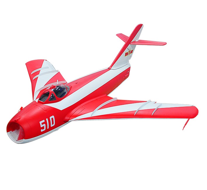 AF-Model Mig-17 Red Turbine Jet PNP Version Without Engine