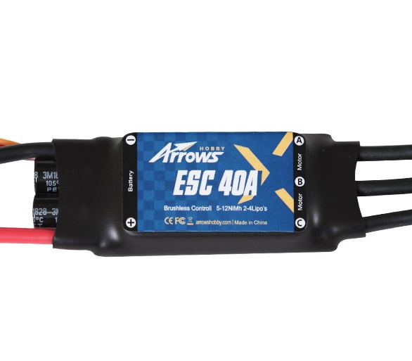 Arrows 40A Brushless ESC With XT-60 Plug