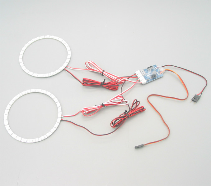 Cyclone Power 3 Colour Led AfterBurn System For Twin 90mm EDF Jet