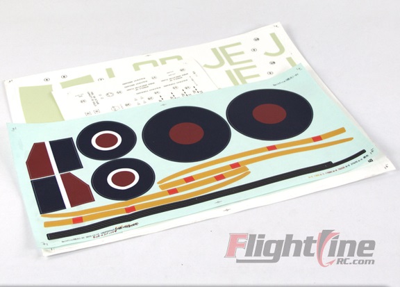 Flightline 1.2M Spitfire Decal Sheet