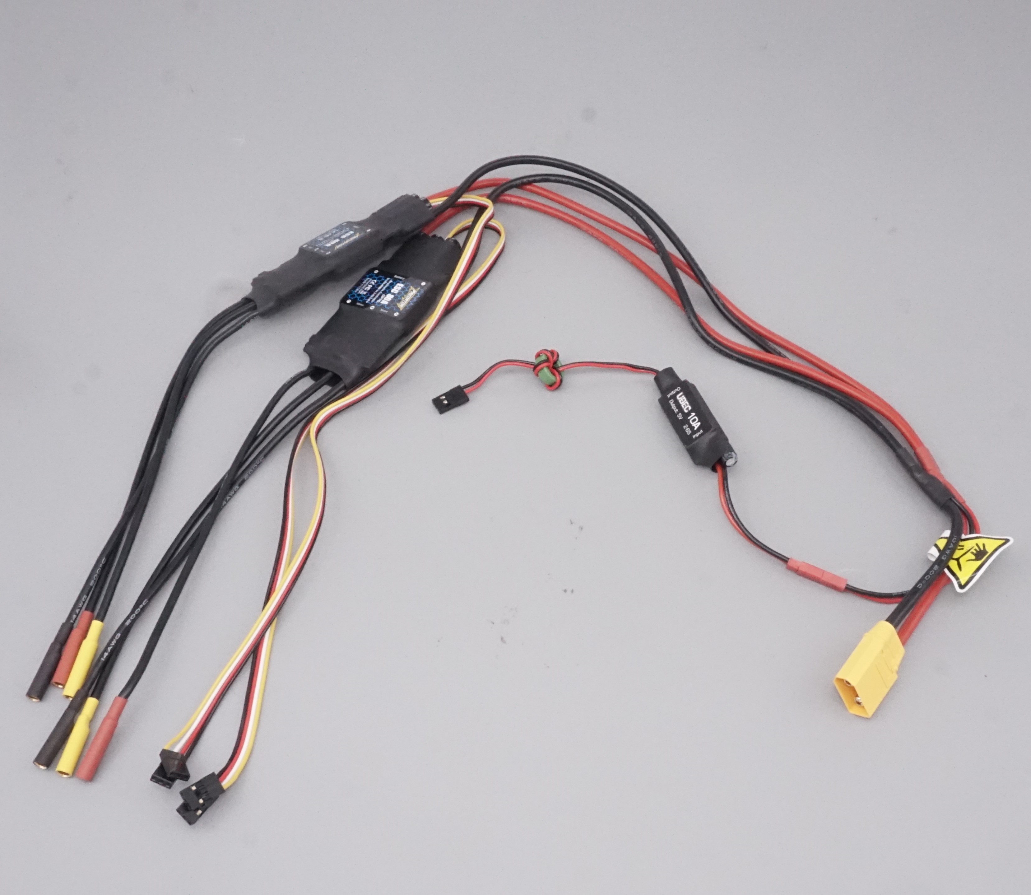 FMS Predator Twin 80A V2 Brushless ESC With 10A UBEC & Reverse Brake ...