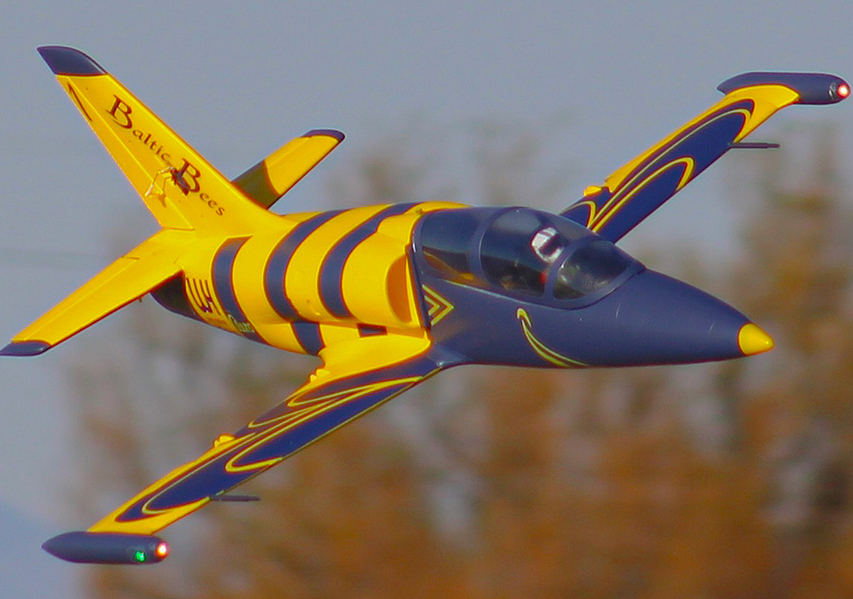 Flyfans L-39 Albatros Baltic Bees 64mm EDF Jet 6S PNP Version