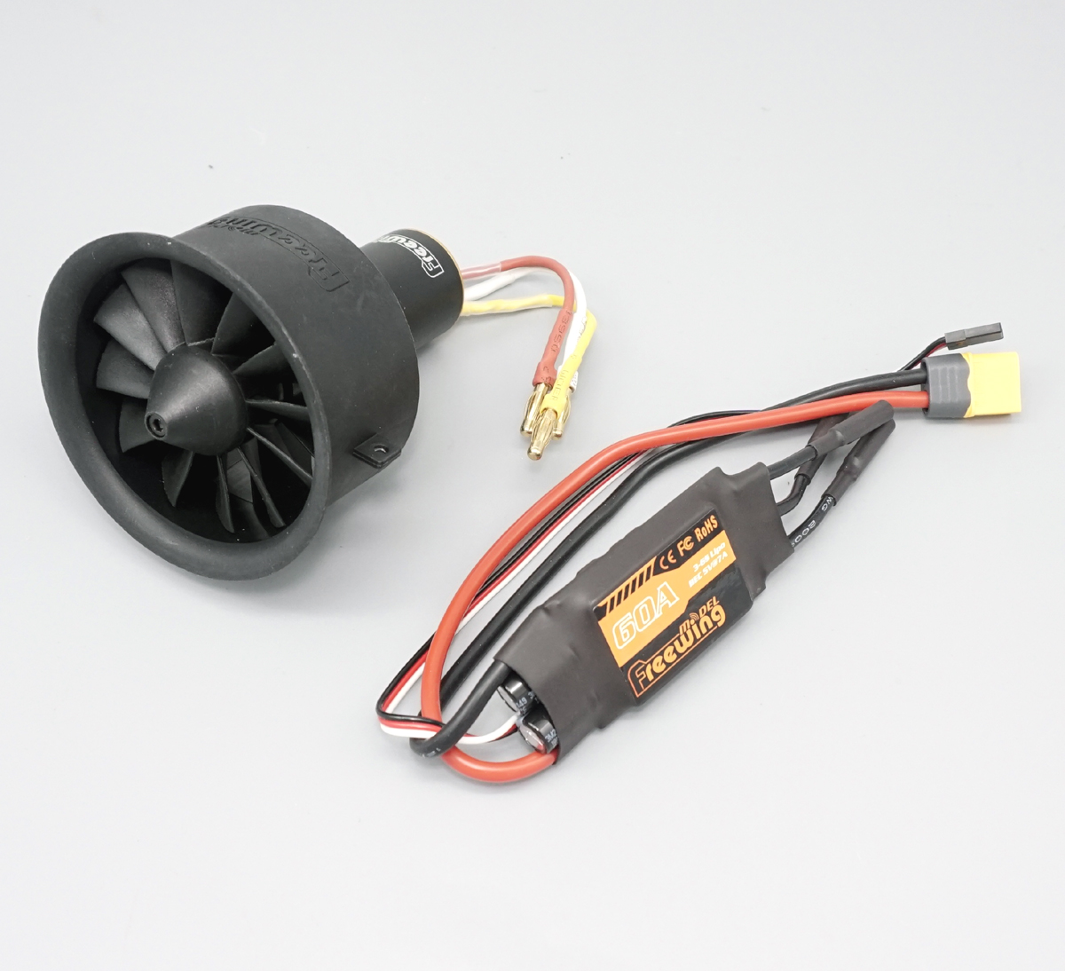 Freewing 64mm V2 12 Blade IR EDF Power Combo 2500Kv For 6S High Speed
