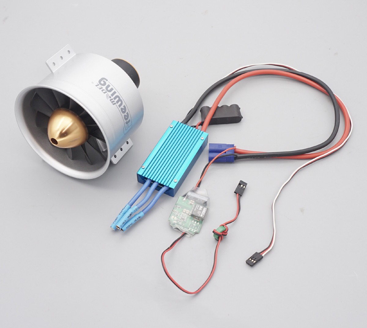 Freewing 90mm V2 12 Blade Special Metal EDF Power Combo For 6S High ...