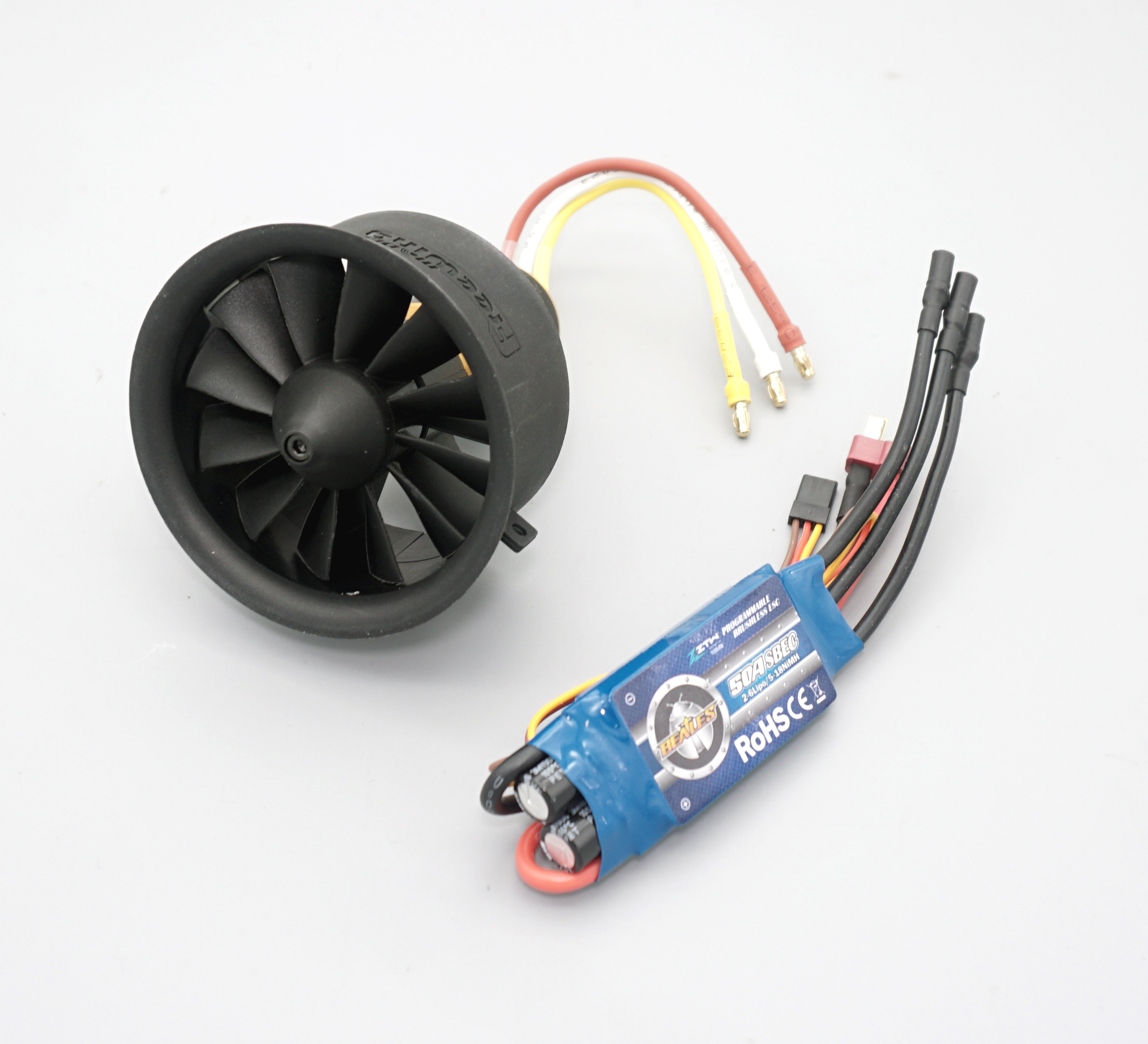 Freewing 64mm V2 12 Blade IR EDF Power Combo 3100Kv For 4S High Speed