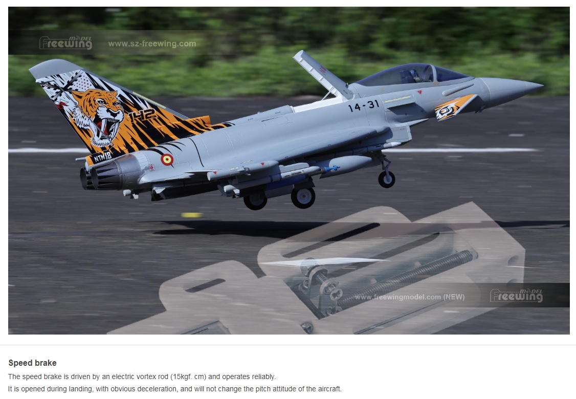 Freewing Eurofighter Typhoon 90mm 12 Blade EDF Jet 6S PNP Version