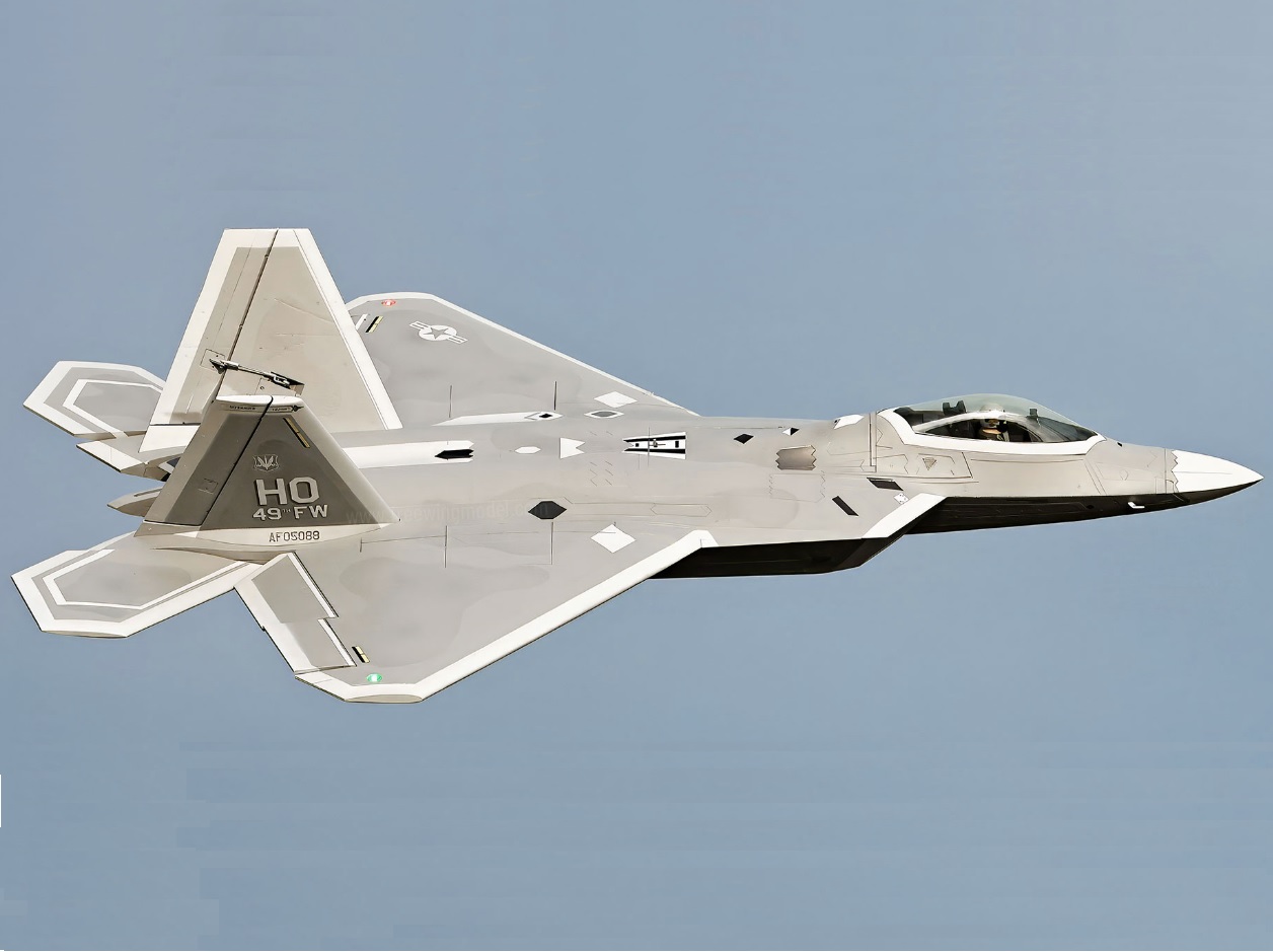 Freewing F-22 Raptor 80mm 12 Blade EDF Jet IR PNP Version With Stabilizer