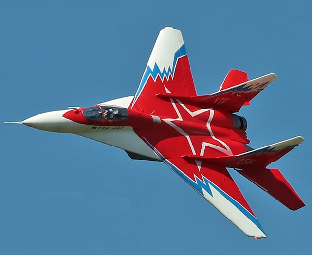 Freewing MiG-29 Red Star Twin 80mm 12 Blade EDF Jet PNP Version