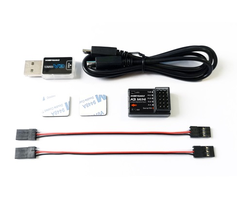 HobbyEagle A3 Mini Flight Controller With USB Adapter & Cable