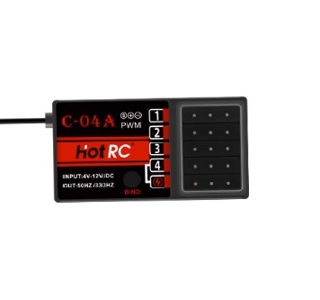 HOTRC C-04A 2.4GHz 4ch Receiver For DS-4A Remote Control