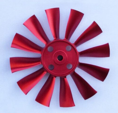 JP Hobby 70mm 12 Blade Full Metal EDF Rotor Blade - CCW