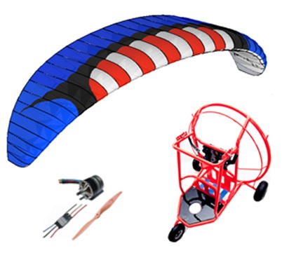 Opale-Paramodels RC Paramotor Kit - Spiral 3.2 With Trike L