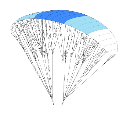 Parafun 1.5M RC Paramotor Wing Part