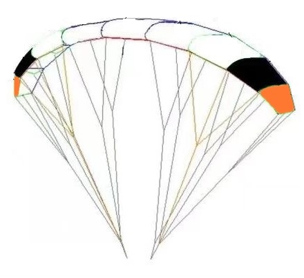 Parafun 0.98M RC Paramotor Wing Part - Orange
