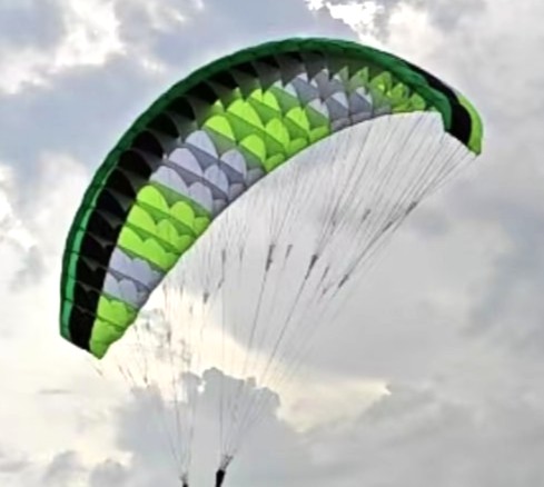 Parafun 3.0M Tech RC Paramotor Wing Part - Green
