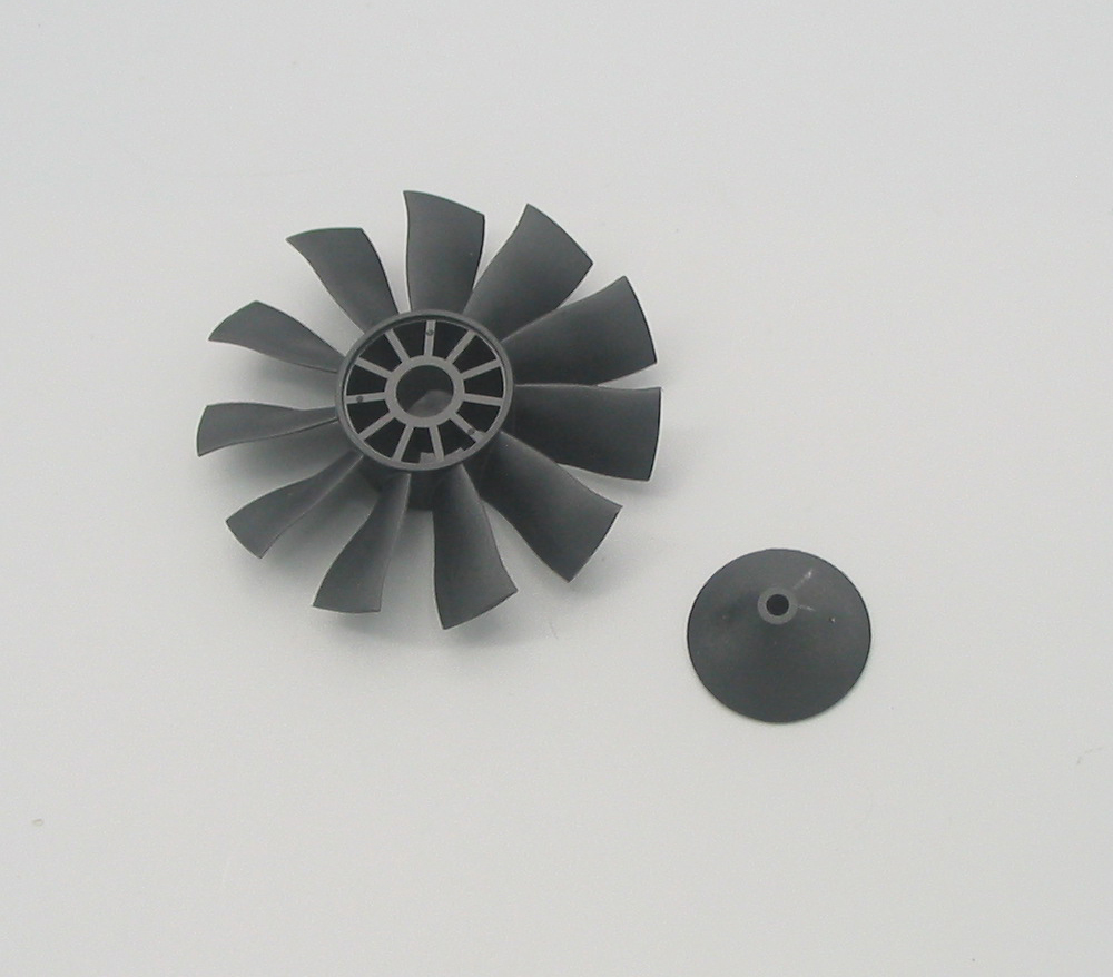 Powerfun 64mm 11 Blade Ducted Fan Rotor Blade & Spinner Set