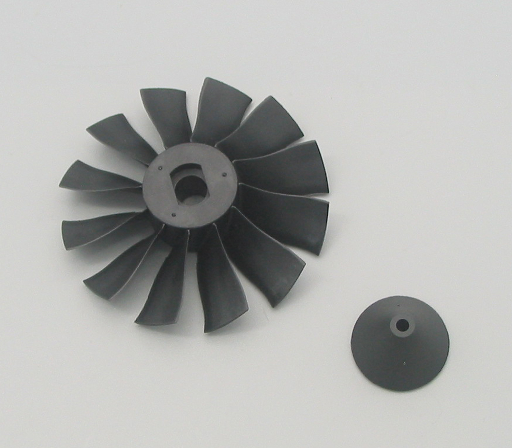 Powerfun 70mm 12 Blade Ducted Fan Rotor Blade & Spinner Set