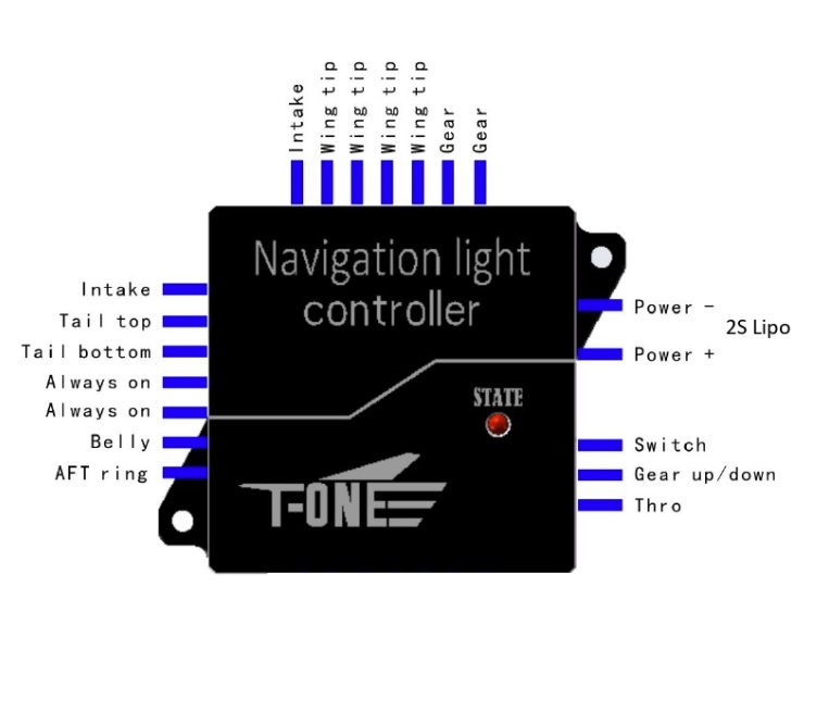 T-One Models Navigation Light Controller