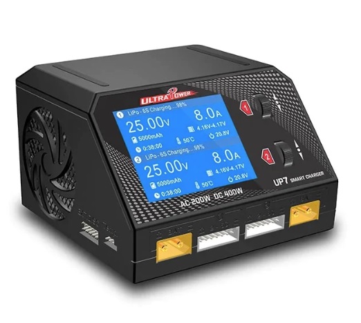 Ultra Power UP7 400W 10A Smart Dual Channel AC/DC Charger