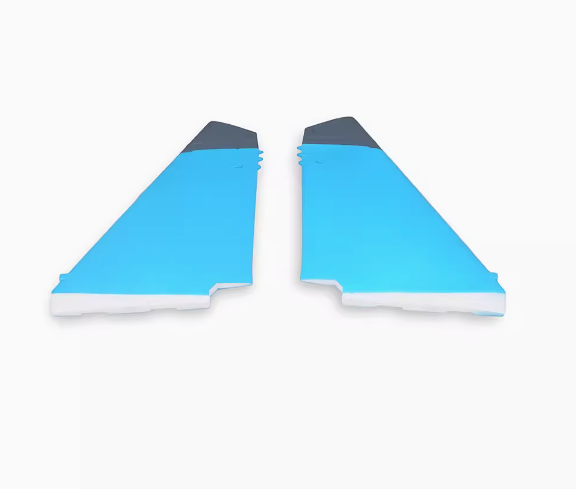 Xfly-Model Su-27 Blue Camo Twin 50mm 12 Blade EDF Jet Rudder Part