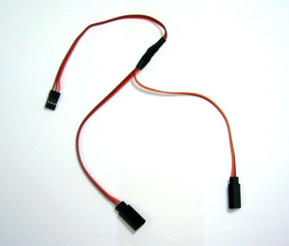 30cm Flexible Servo Extension Y Wire (JR)