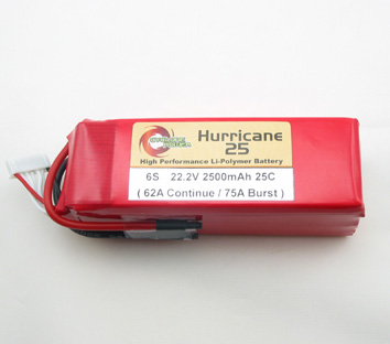 Cyclone Power 22.2V 2,500mAh 25C/30C