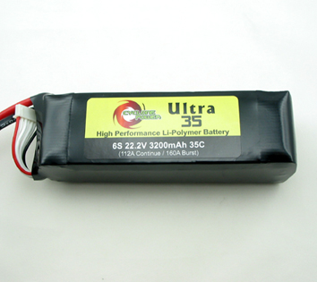 Cyclone Power 22.2V 3,200mAh 35C/50C - Free Shipping