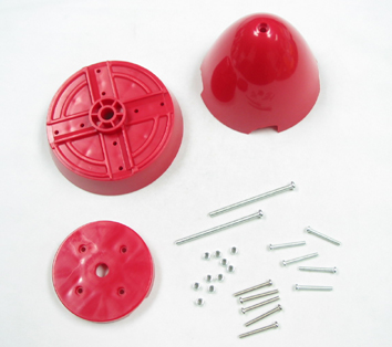 FMS New Version 4 Blade Spinner Set For 1.7M P-51 - Red